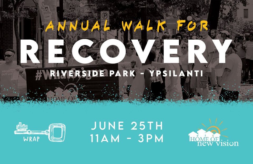 6th Annual Walk for Recovery at Riverside Park, Canton on 25th June, 2022