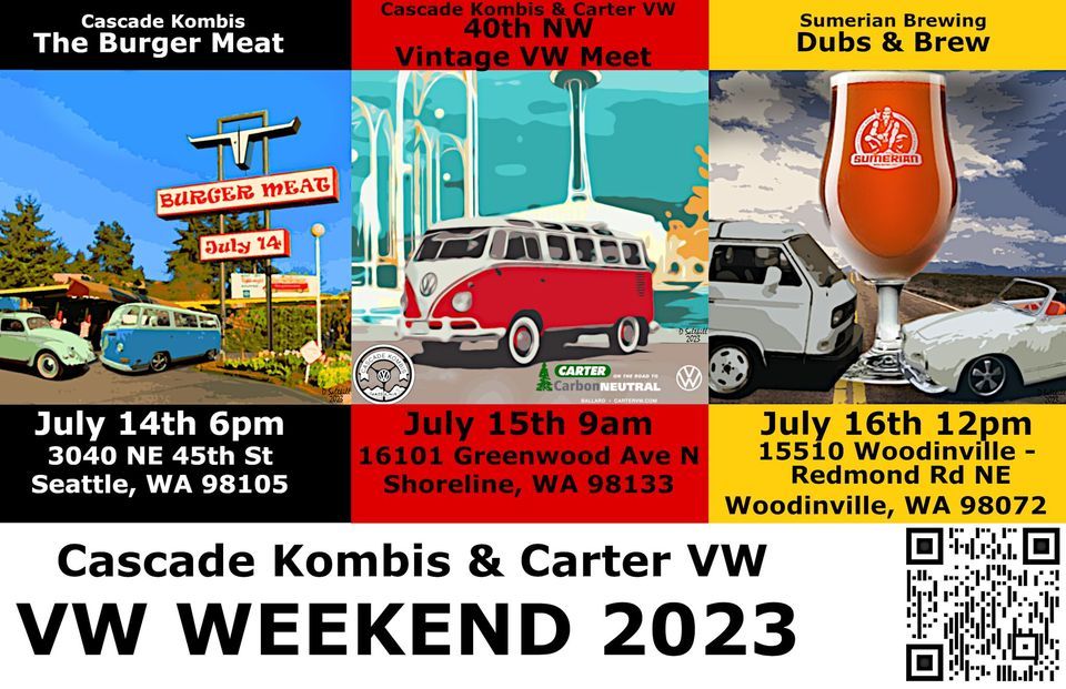 40th Northwest Vintage VW Meet Carter Volkswagen of Ballard Cascade ...
