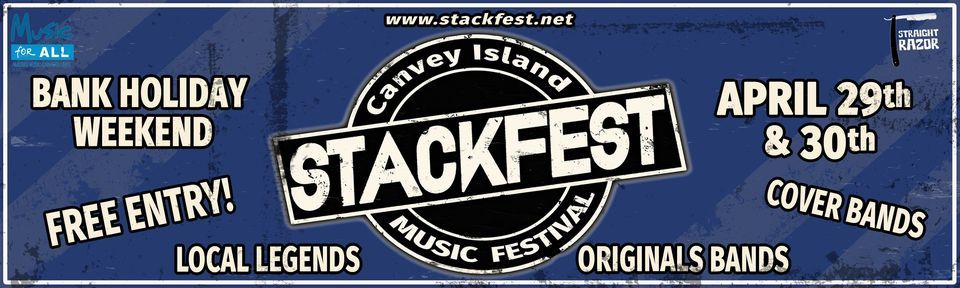 Stackfest 2023 | Free Entry 2-Day Music Festival On Canvey Island! | The Haystack Pub Canvey ...