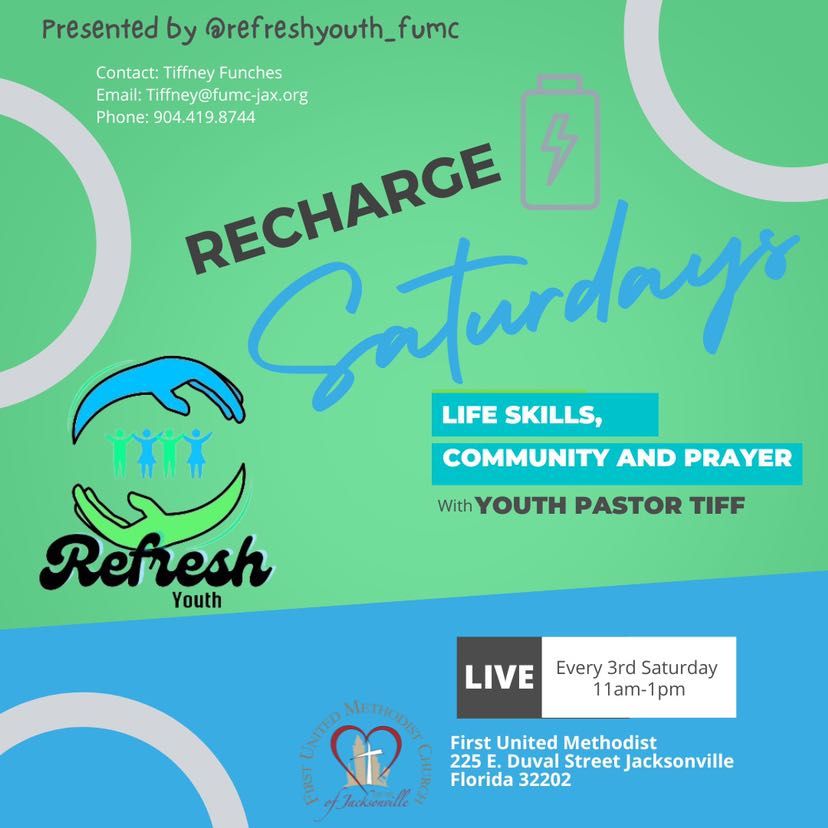 REFRESH YOUTH at First United Methodist Church of Jacksonville on 18th ...