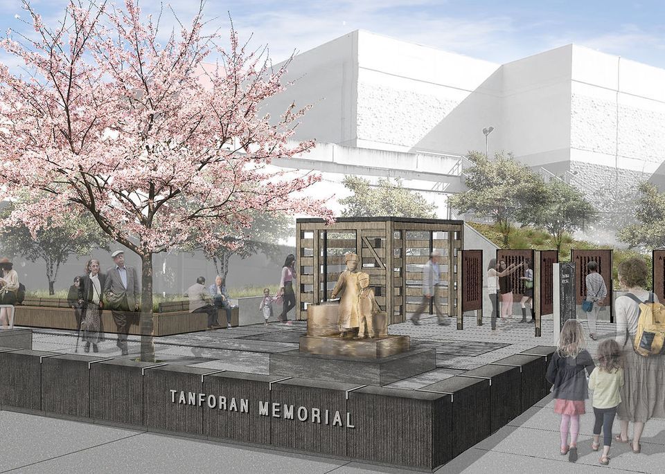 Tanforan Memorial Ribbon Cutting at San Bruno BART Station, Pacifica on ...