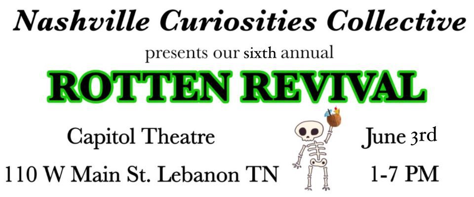 Rotten Revival 2023 at Capitol Theatre, Lebanon on 3rd June, 2023