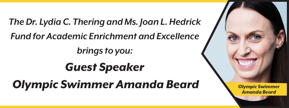 Speaker Series: Olympic Swimmer Amanda Beard | Yellowjacket Union ...