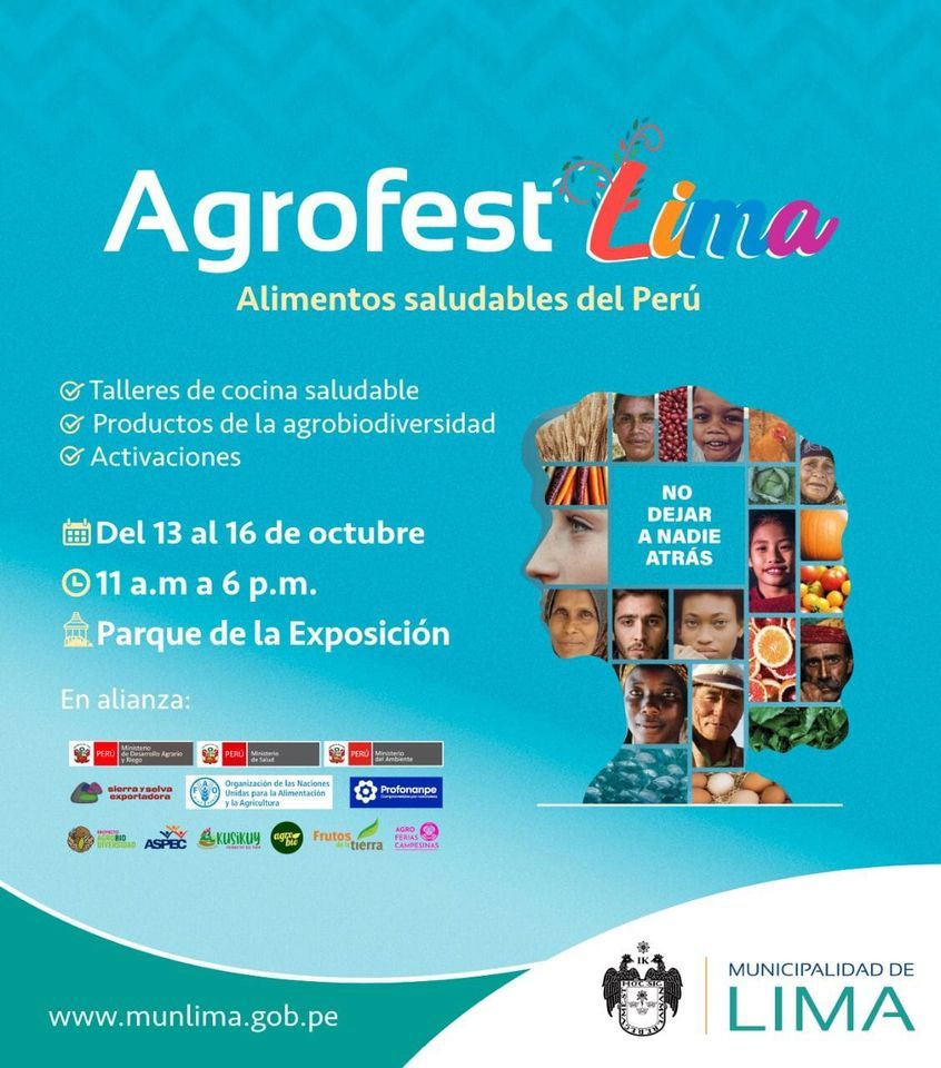 Feria de la alimentación saludable de la municipalidad de lima | Parque de la Exposición, Lima ...