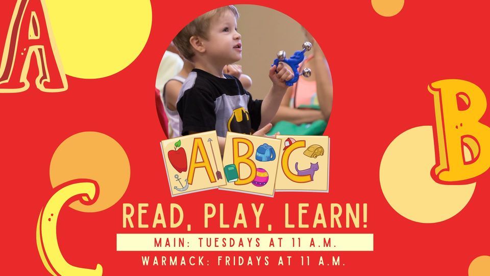 Read, Play, Learn! | Betty Warmack Library Grand Prairie, Texas ...