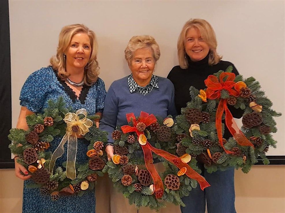 Christmas Door Wreath Masterclass with John Paul Florist at An ...
