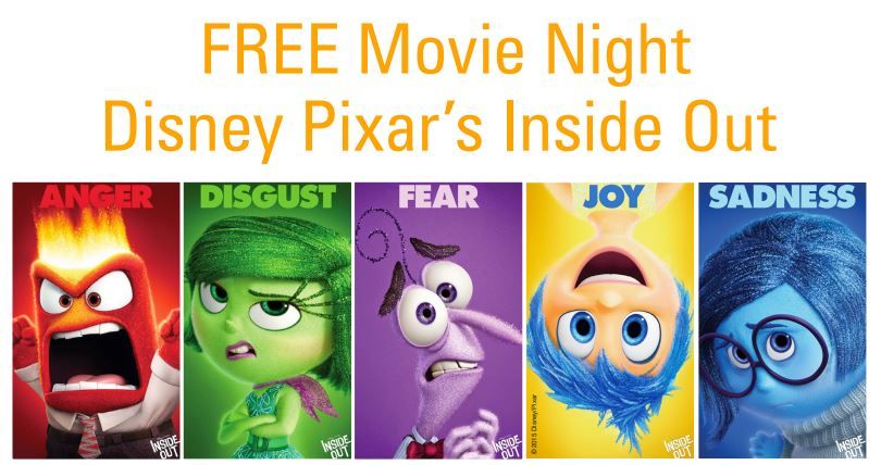 FREE movie night Disney Pixars Inside Out at Goshen Theater on 11th ...