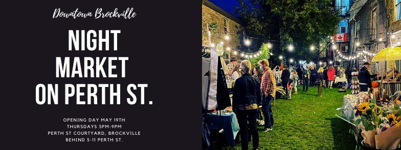 Perth St. Night Market | Wild Little Roses, Brockville, ON | July 21, 2022