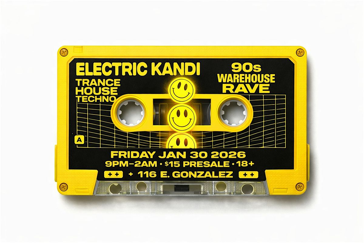 90s Warehouse Rave - Electric Candy at Court Of De Luna, Pensacola on ...