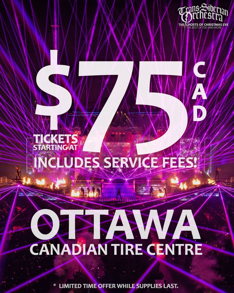 Ghost Toronto Tickets at Scotiabank Arena, Toronto on 31st January, 2026
