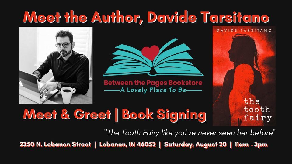 Meet the Author, Davide Tarsitano | Between the Pages Bookstore ...