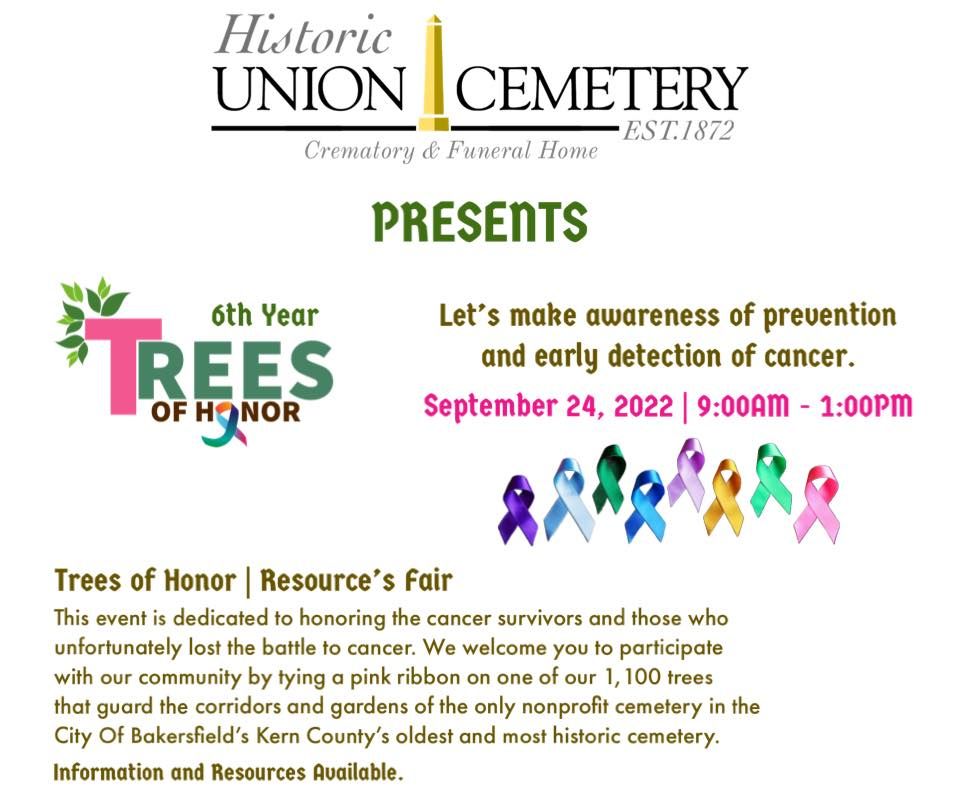 6th Annual Trees of Honor | Cancer Awareness Resource Fair at 730 ...
