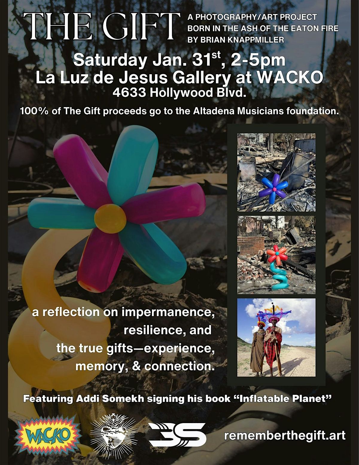 Wacko presents - free Eaton Fire pop-up charity show "The Gift" Soap ...