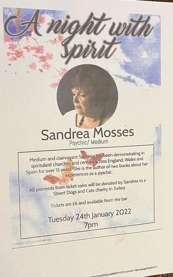 Sandrea Mosses - A Night with Spirit at Wombourne Cricket, Tennis ...