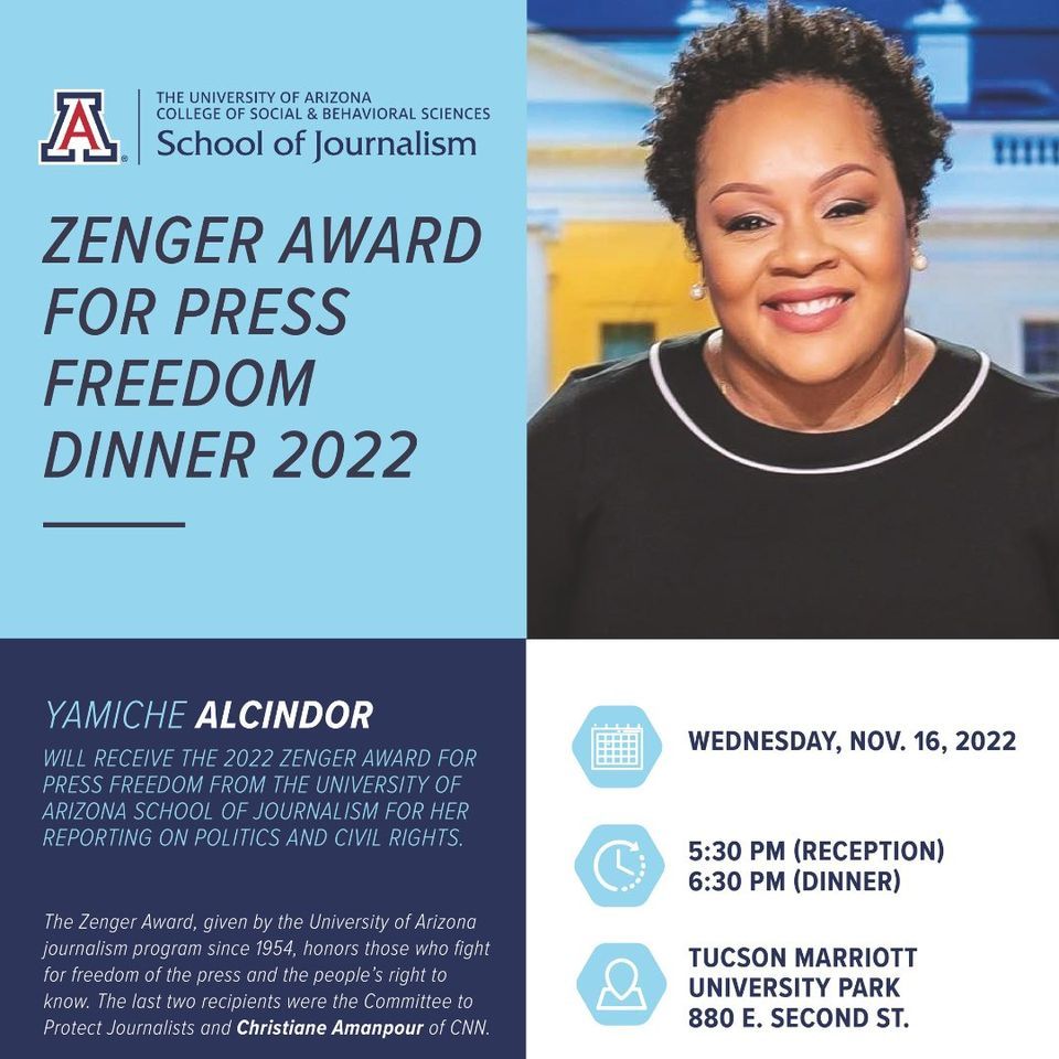 Zenger Award For Press Freedom Dinner 2022 at Tucson Marriott ...