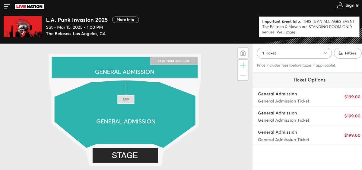 2025 LA Punk Invasion - The Exploited at Belasco Theater Los Angeles ...