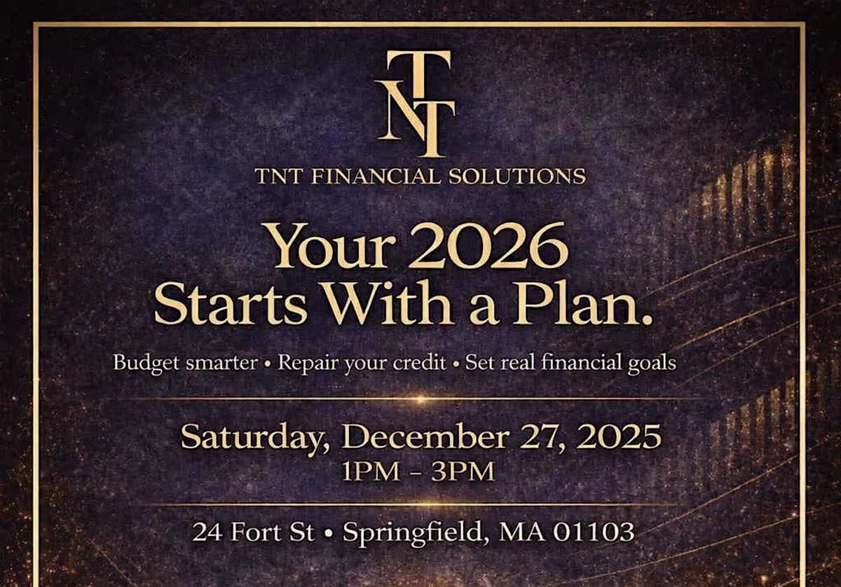 YOUR 2026 STARTS WITH A PLAN at 20 Fort St, Springfield on 27th ...