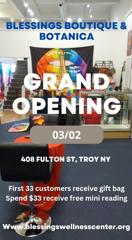 Grand Opening of Blessings | Blessings Wellness Center, Troy, NY ...