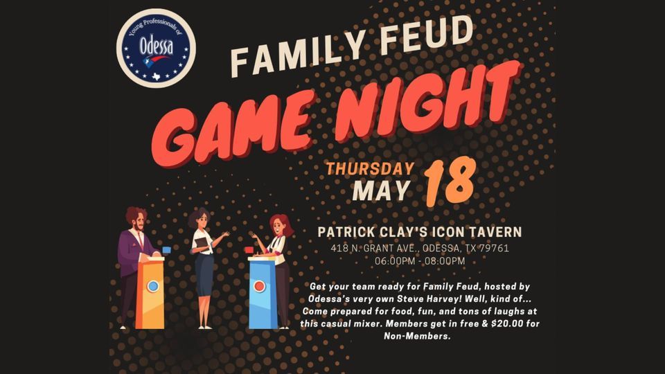 Third Thursday Mixer - Family Feud Game Night! at Patrick Clay's Icon ...