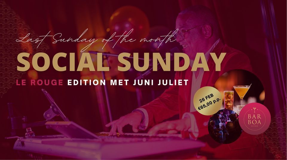 Social Sunday #2 Le Rouge edition at Van der Valk Hotel Lelystad on ...