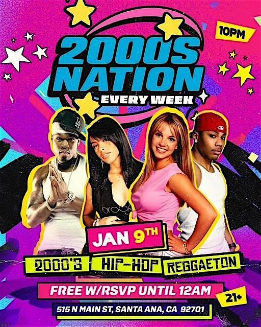 2000s Nation | Theme Party , Friday Jan 9th | 21+ Event at Mission ...