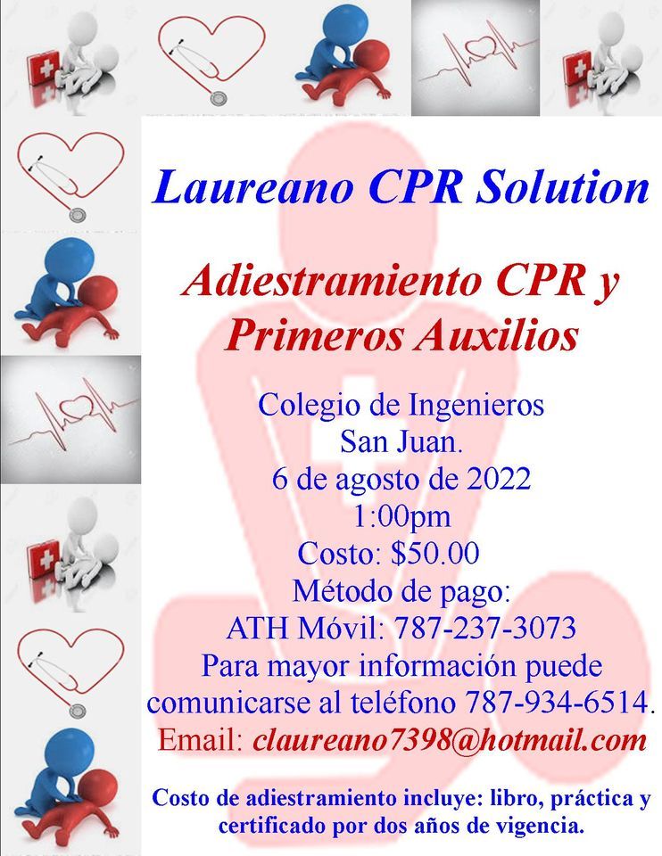 Adiestramiento CPR y Primeros Auxilios | Colegio de Ingenieros y ...