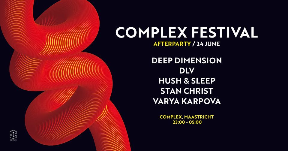 Complex Festival 2023 Afterparty | Complex Maastricht | June 24 to June 25