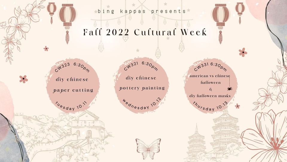 Bing Kappas Presents : Cultural Week Fall 2022 at Binghamton University ...