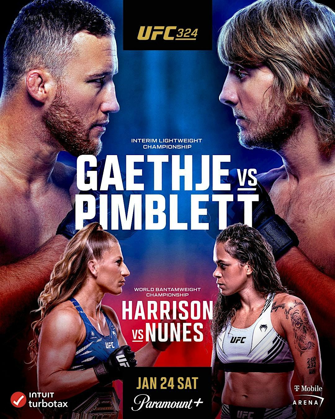 Gaethje vs. Pimblett & Harrison vs. Nunes: UFC 324 Watch Party at ...