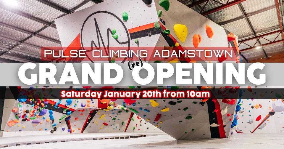 Grand Reopening Festival | Pulse Climbing (10/122 Garden Grove Pde ...