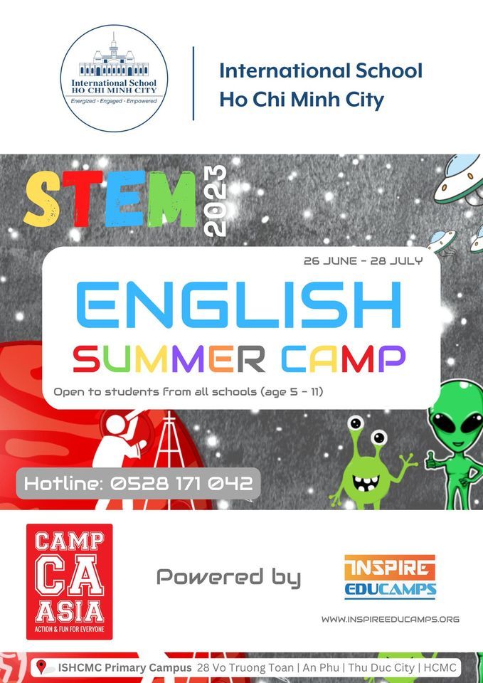 ISHCMC STEM English Summer Camp 2023 at International School Ho Chi ...