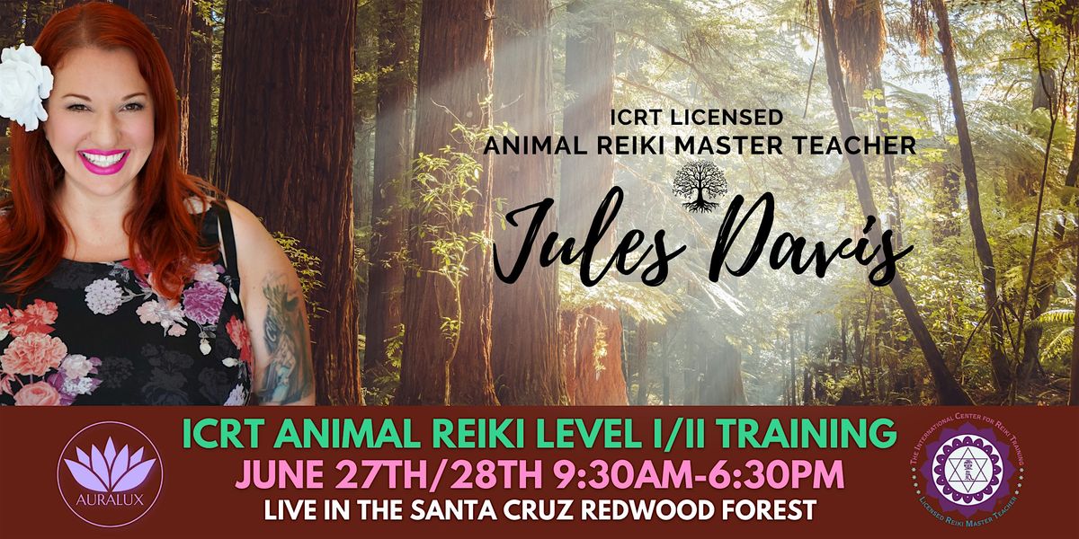 ICRT Animal Reiki Level I/II with Jules Davis in the Redwoods at Henry ...