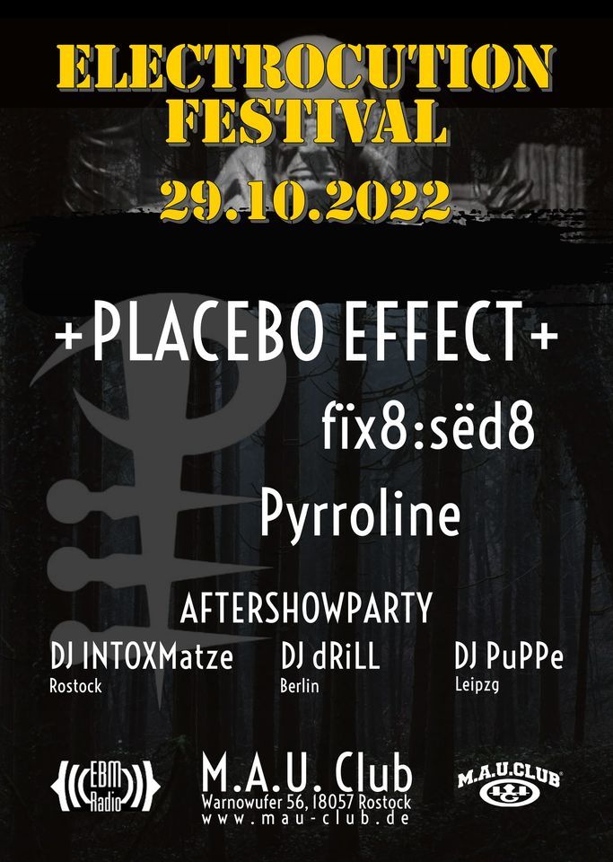 ELECTROCUTION FESTIVAL 2022 | M.A.U. Club Rostock | October 29 to October 30
