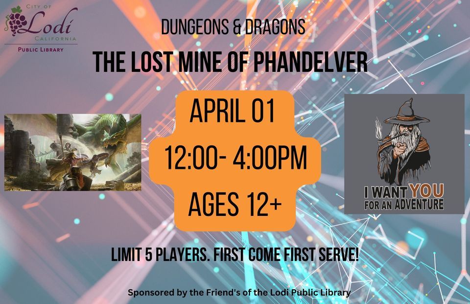 Dungeons & Dragons: The Lost Mine of Phandelver | Lodi Public Library ...