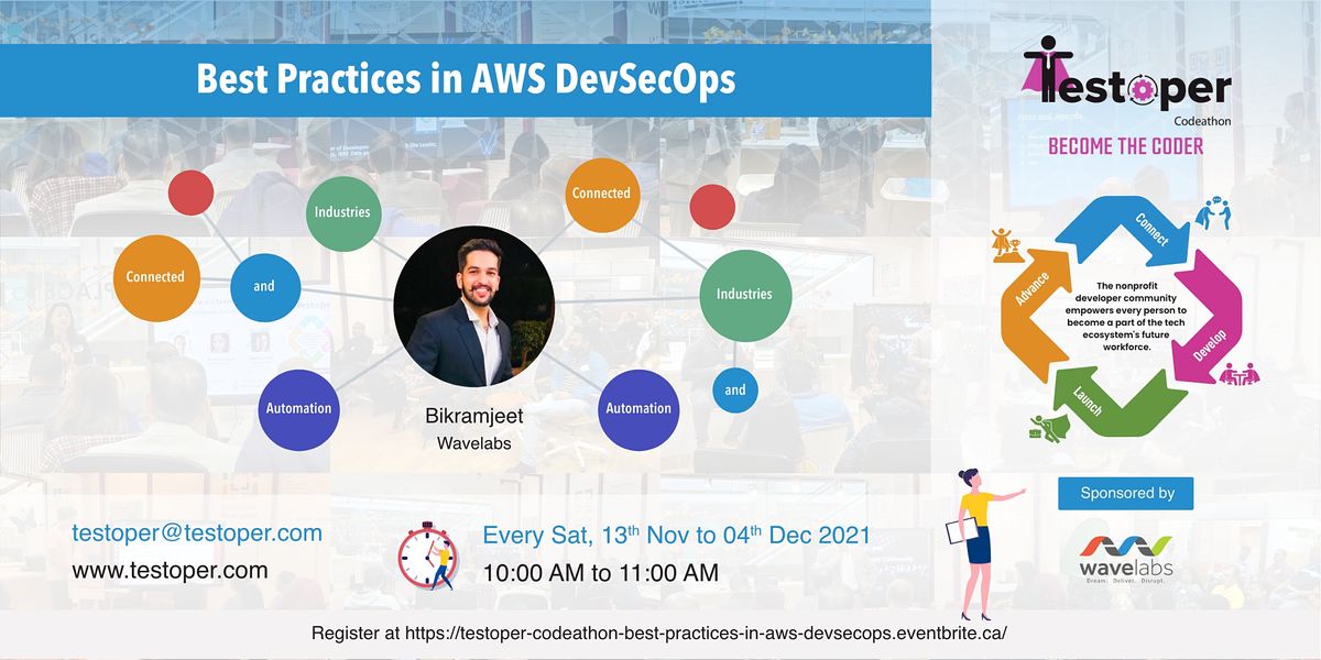 Codeathon -Best Practices in AWS DevSecOps starts on 13 Nov 2021 ...