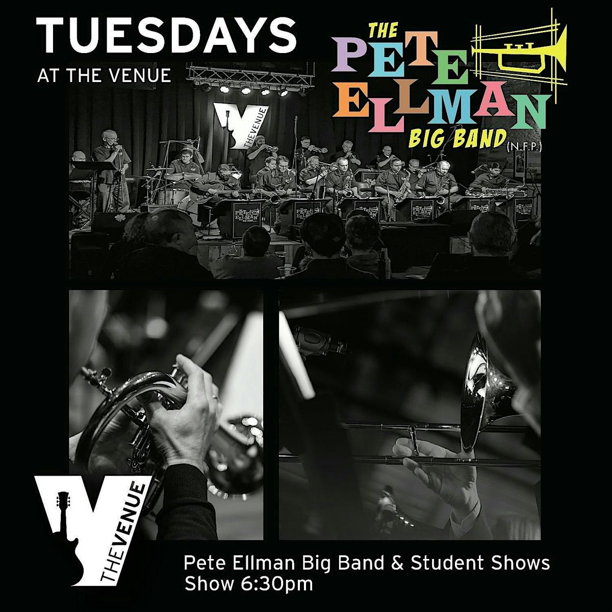 PETE ELLMAN BIG BAND with Oswego East High School (2 Bands) at THE ...