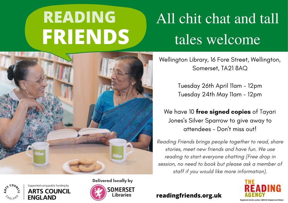 Reading Friends at Somerset Libraries Wellington on 26th April, 2022