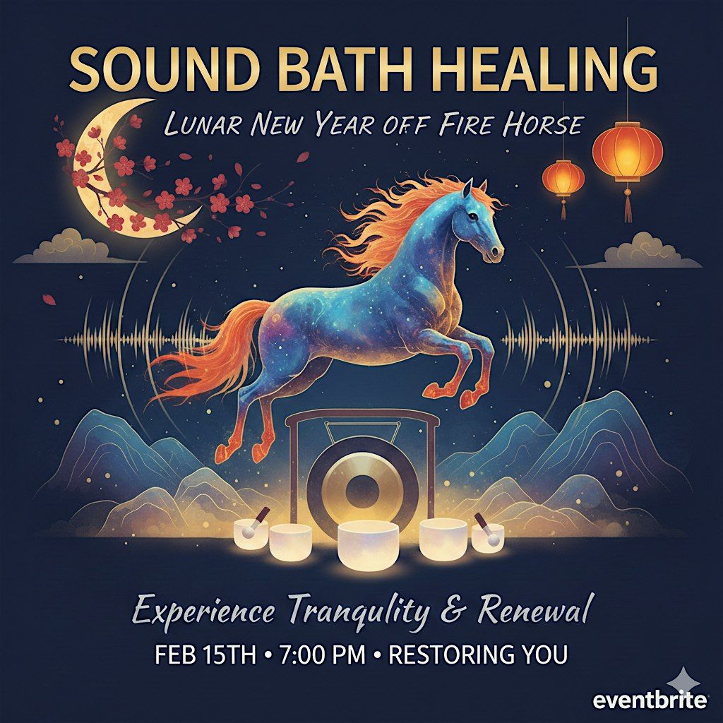 Lunar New Year Sound Bath Under the Aquarius New Moon at Restoring You ...