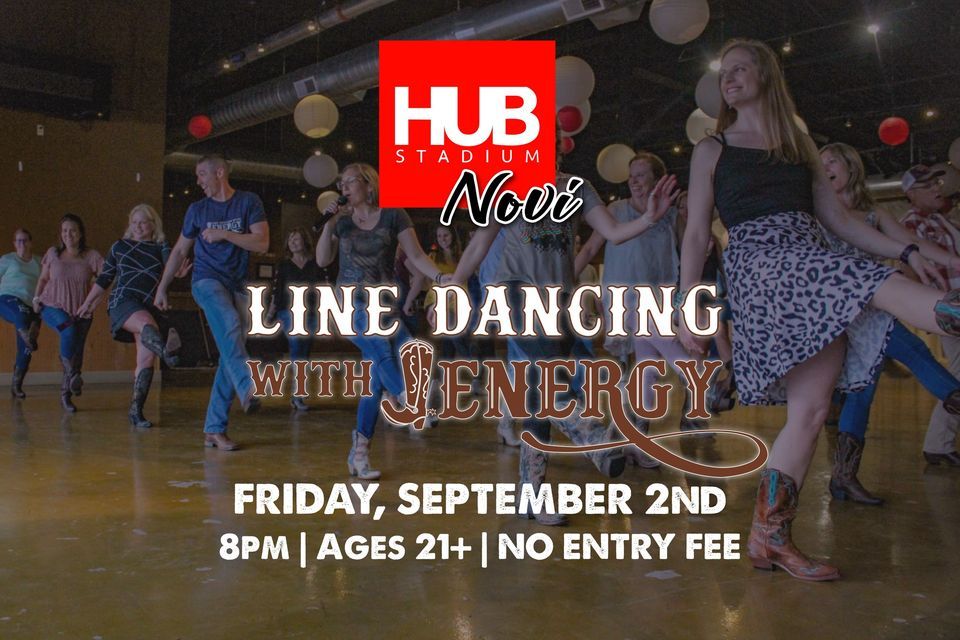 9/2 Friday Night Line Dancing Lessons! at The HUB Stadium Novi on 2nd September, 2022