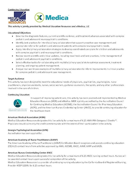 2026 Complex Cases in Pediatric and Adolescent Psychiatry Symposium at ...