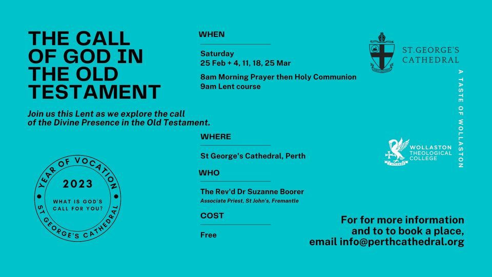 The Call of God in the Old Testament - Lent Course 2023 at St George's ...