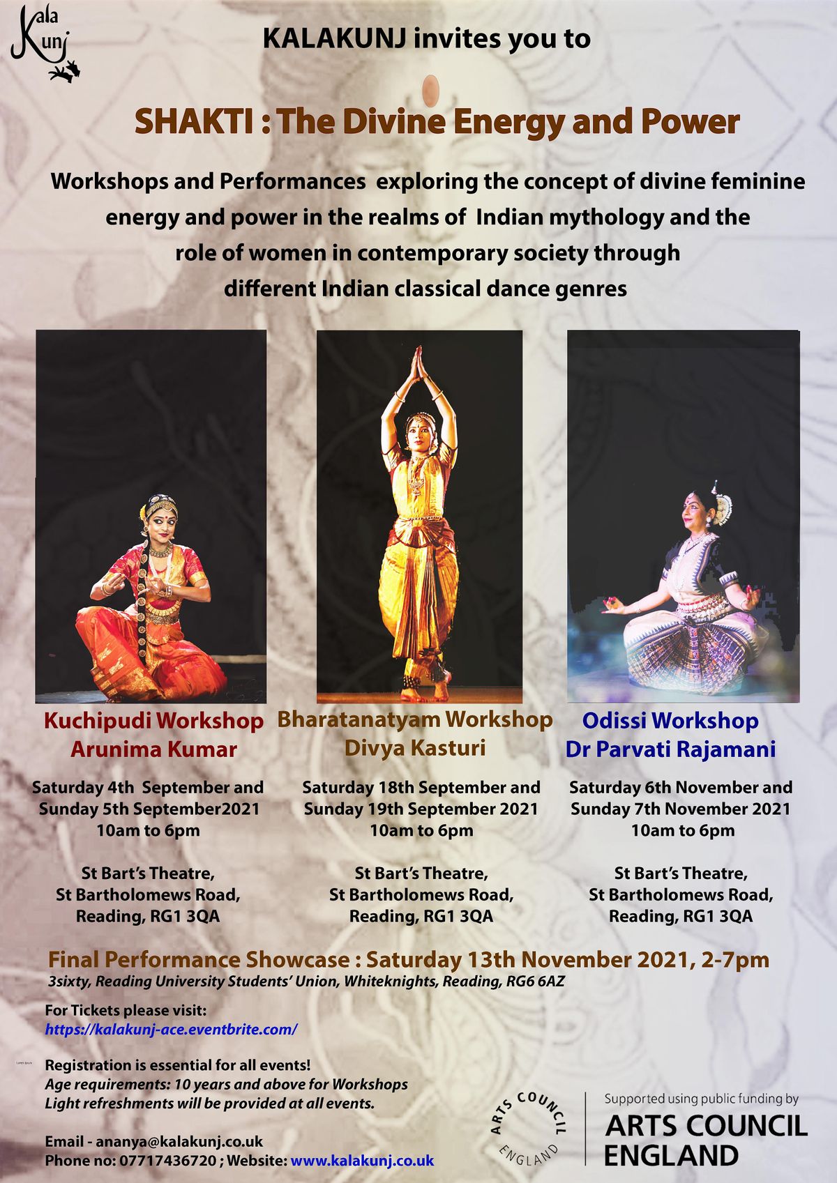 Kalakunj presents Shakti: The Divine Energy and Power at Reading on ...