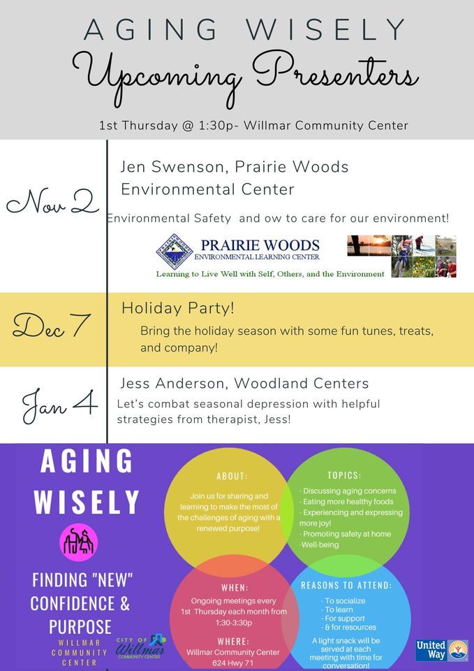 Aging Wisely: Prairie Woods Environment Center at Willmar Community ...