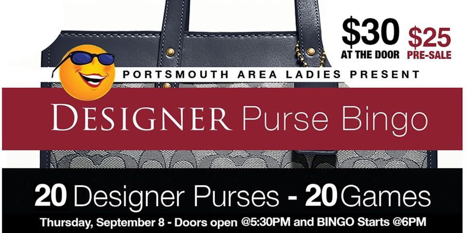 Designer Purse Bingo | Portsmouth High School | September 8, 2022
