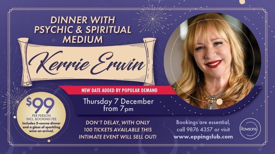 The Epping Club Dinner Psychic Show | The Epping Club, Burwood, NS ...