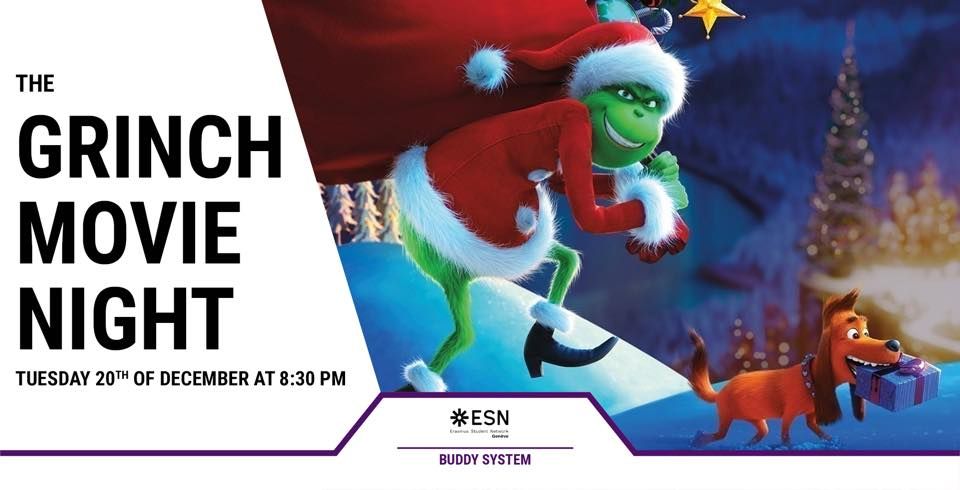 ESN Genève | Grinch Movie Night at SDG Solution Space, Geneva on 20th ...