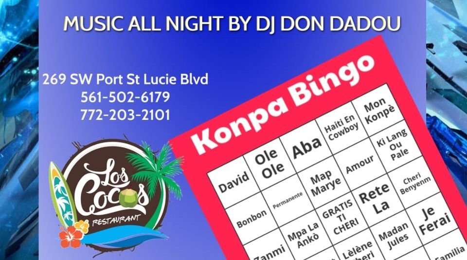 Bingo Bega Bouyon Night | Los Cocos Bar and Restaurant, Port Saint ...
