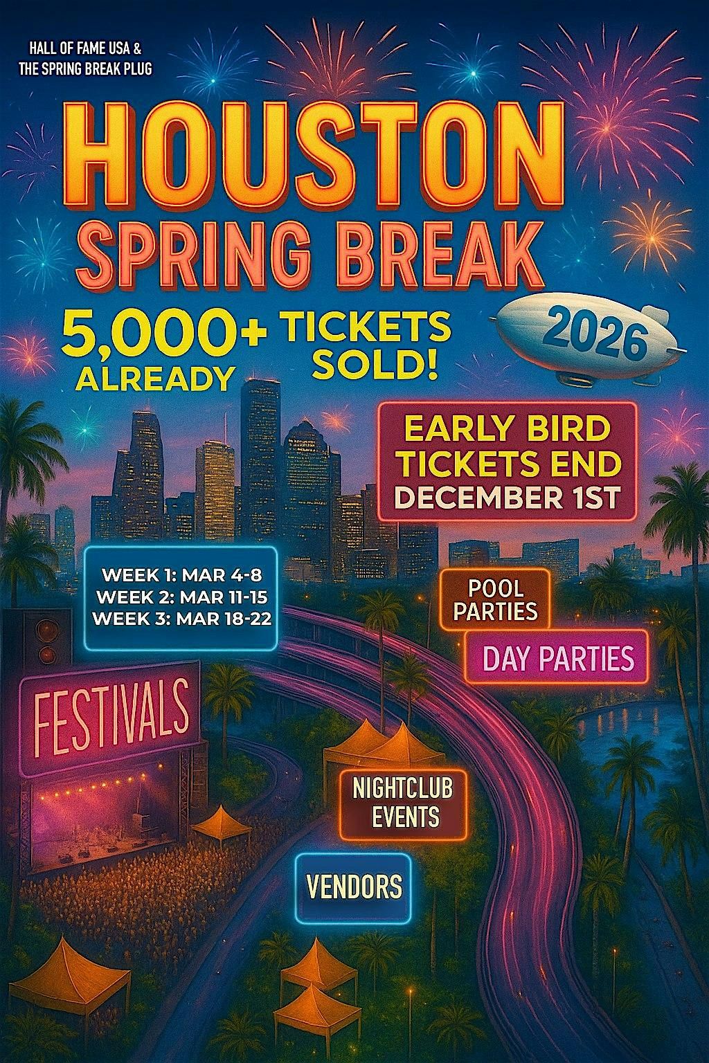 HOUSTON SPRING BREAK 2026 on 4th March, 2026