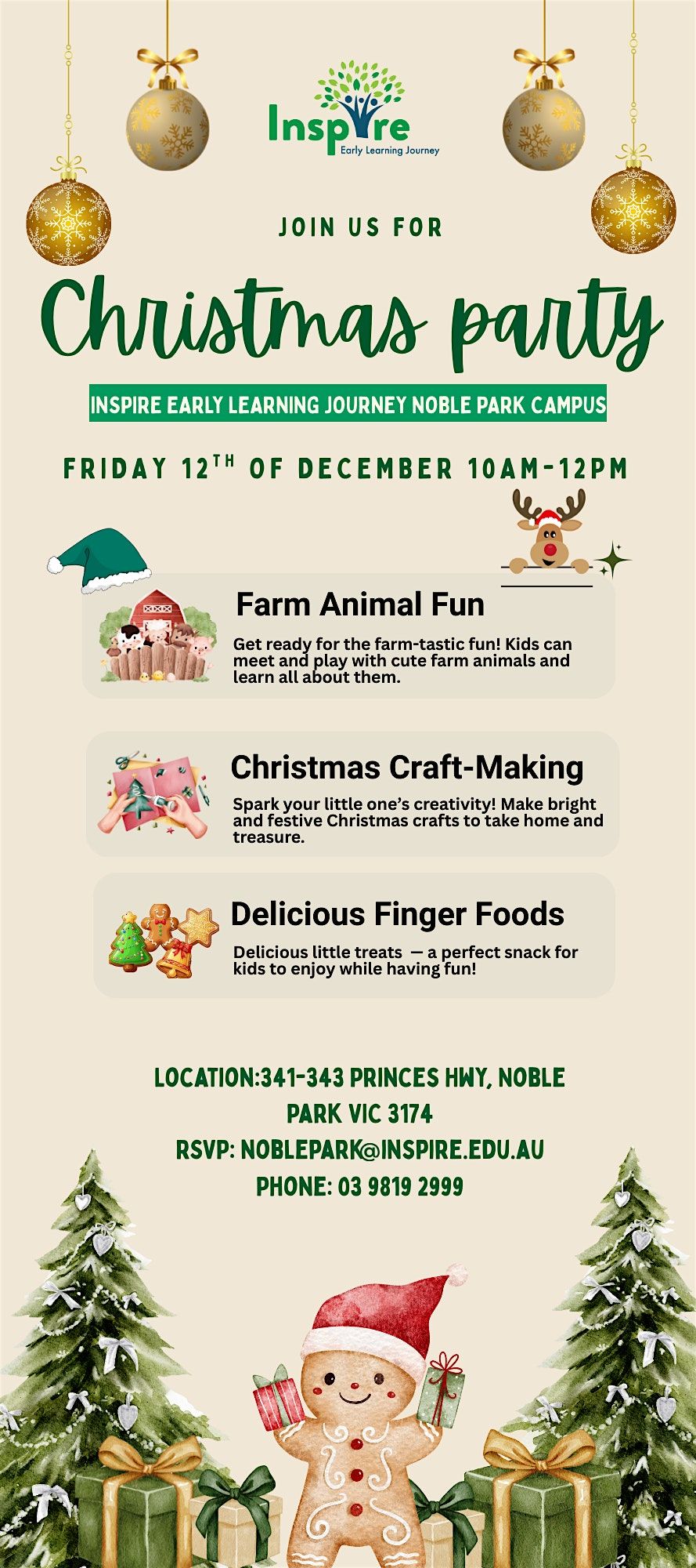 Christmas Party @Inspire Noble Park at 341-343 Princes Hwy, Noble Park ...