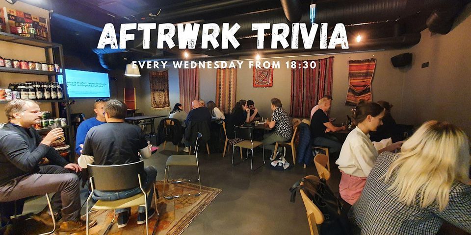English Bar Trivia Quiz | Aftrwrk, Tallinn, HA | May 3, 2023